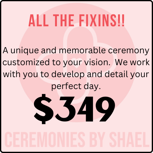 Packages – CEREMONIES BY SHAEL